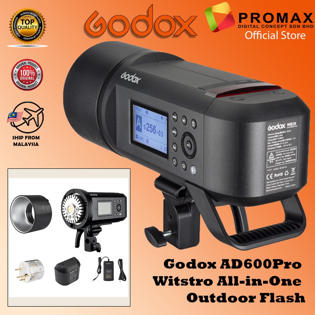 GODOX AD600PRO II All-in-One Outdoor Flash AD600PROII | Shopee Malaysia