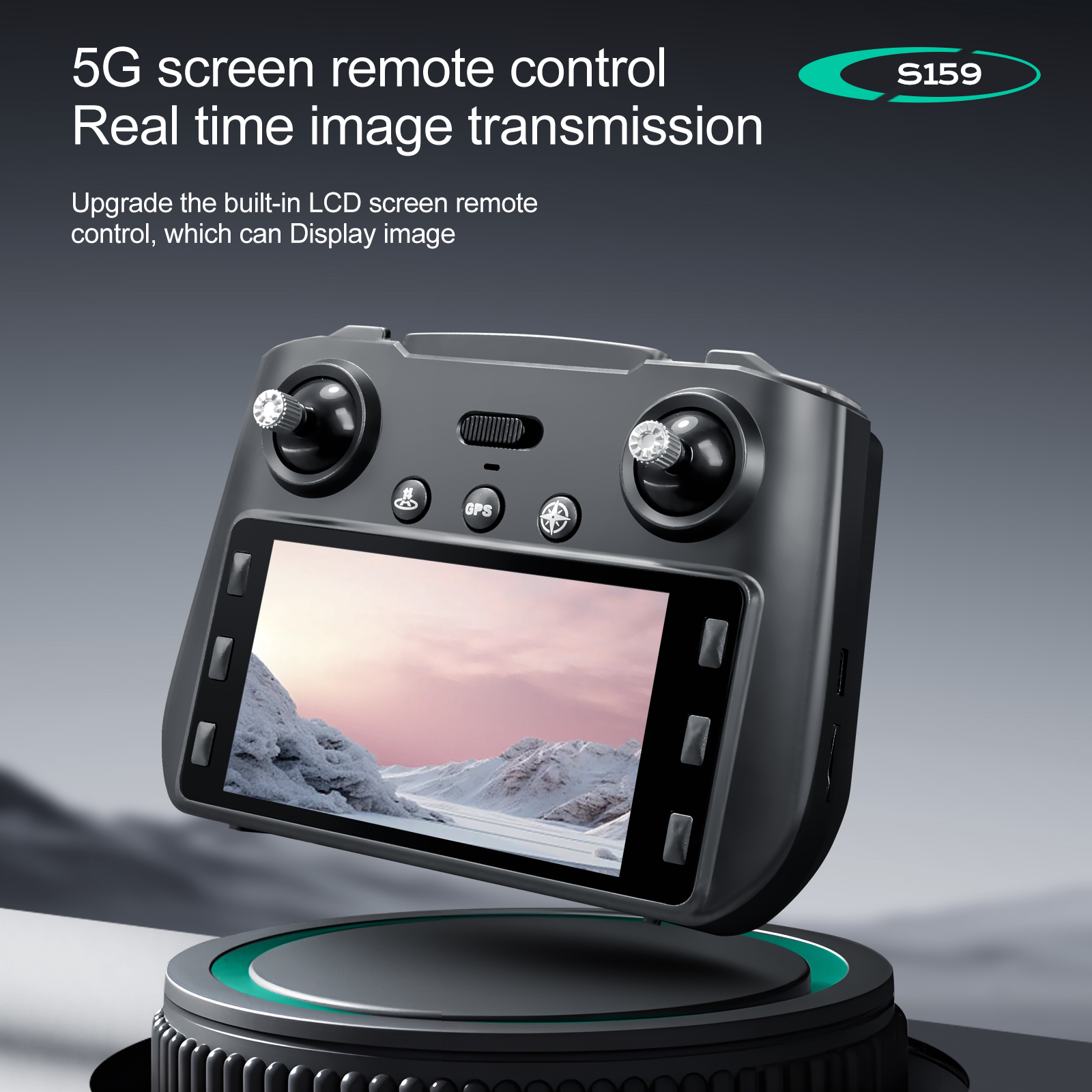 [NEW] S159 Drone 8K HD drone with camera obstacle avoidance Positioning drone Brushless Foldable ...