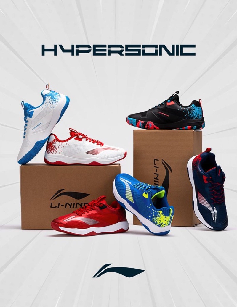 LI-NING Hypersonic Professional Badminton Shoes Kasut Badminton LINING ...
