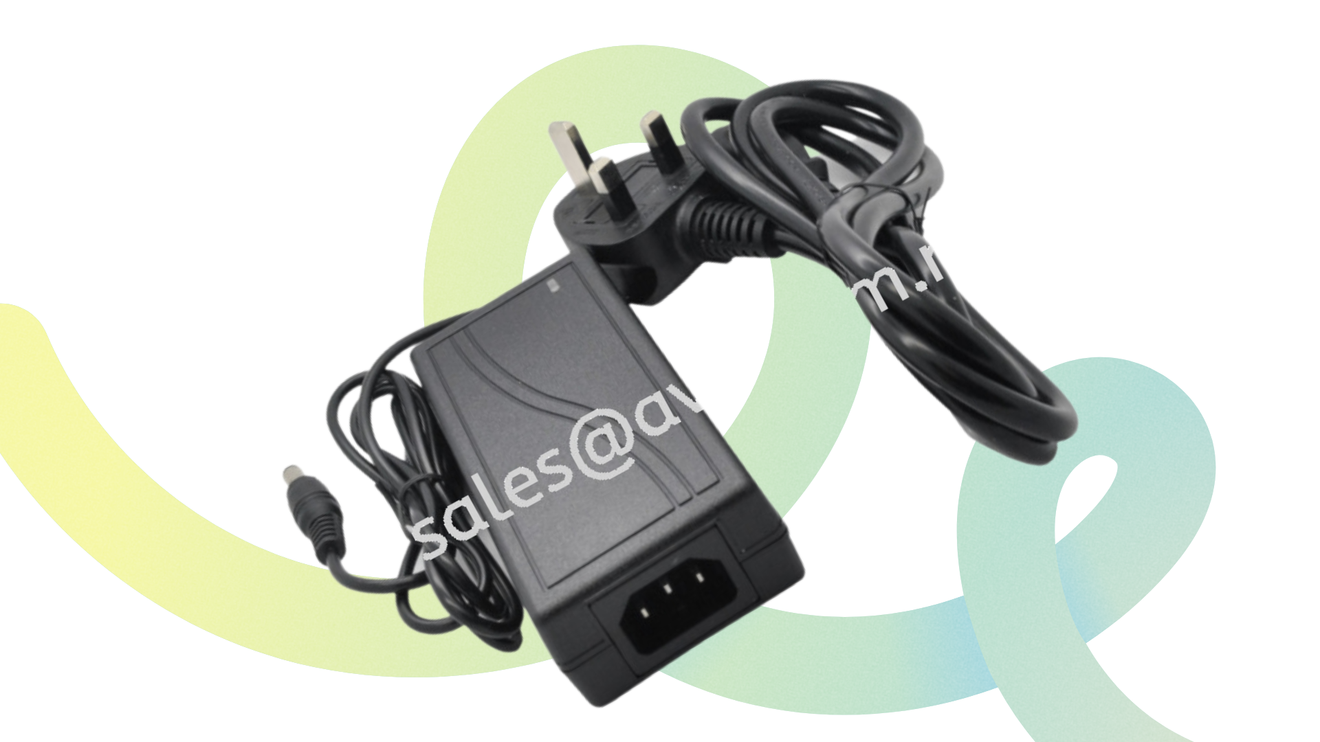 24V DC 2A Switching Power Adapter Adapter UK Plug Cable Access Point ...