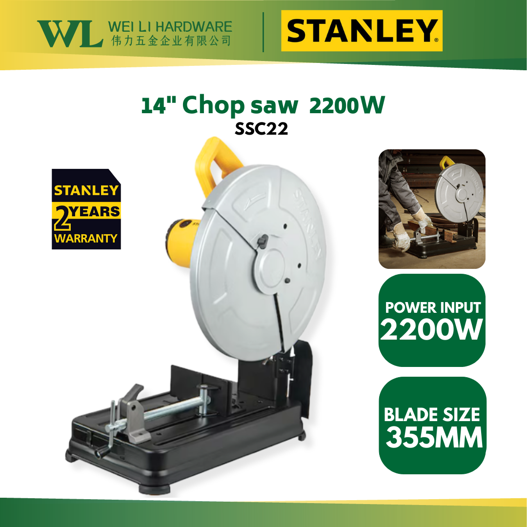 STANLEY SSC22 2200W 14" Chop saw / Cutting Machine / Cut Off Machine ...