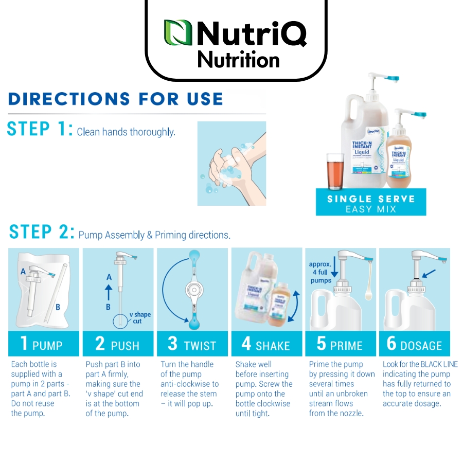 Precise Liquid Thick N Instant Food Thickener Beverage Halal 500 ML or ...