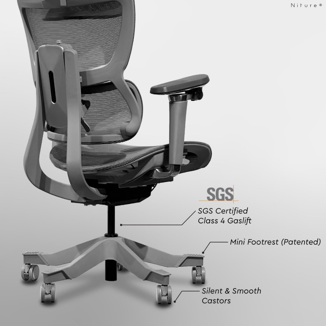 Niture SINC Ergonomic Chair/Mesh Chair/High Back Chair/Office Chair ...
