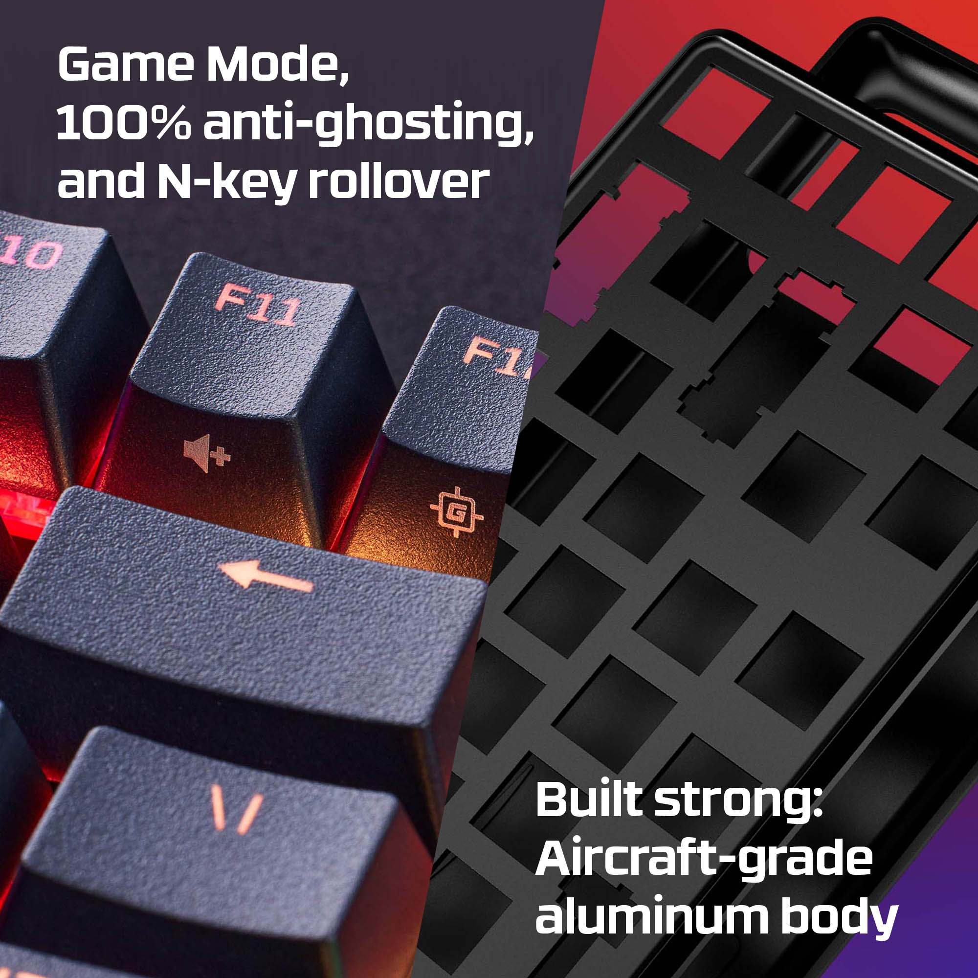 HyperX Alloy Origins Core PBT HX Red / HX Blue / HX Aqua - Mechanical ...