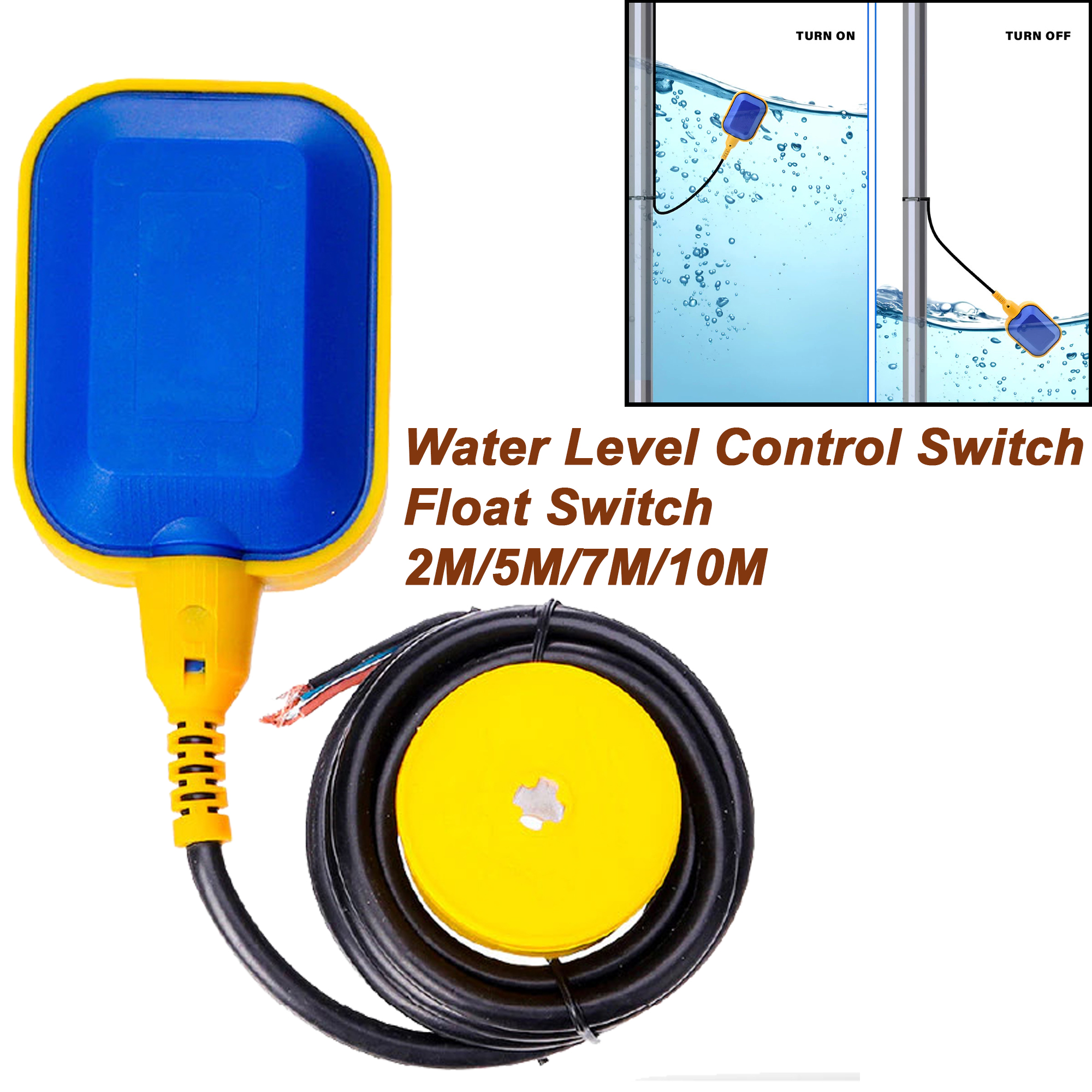 3H 2M/5M/7M/10M Float Switch / Water Level Switch Control Switch | Shopee Malaysia