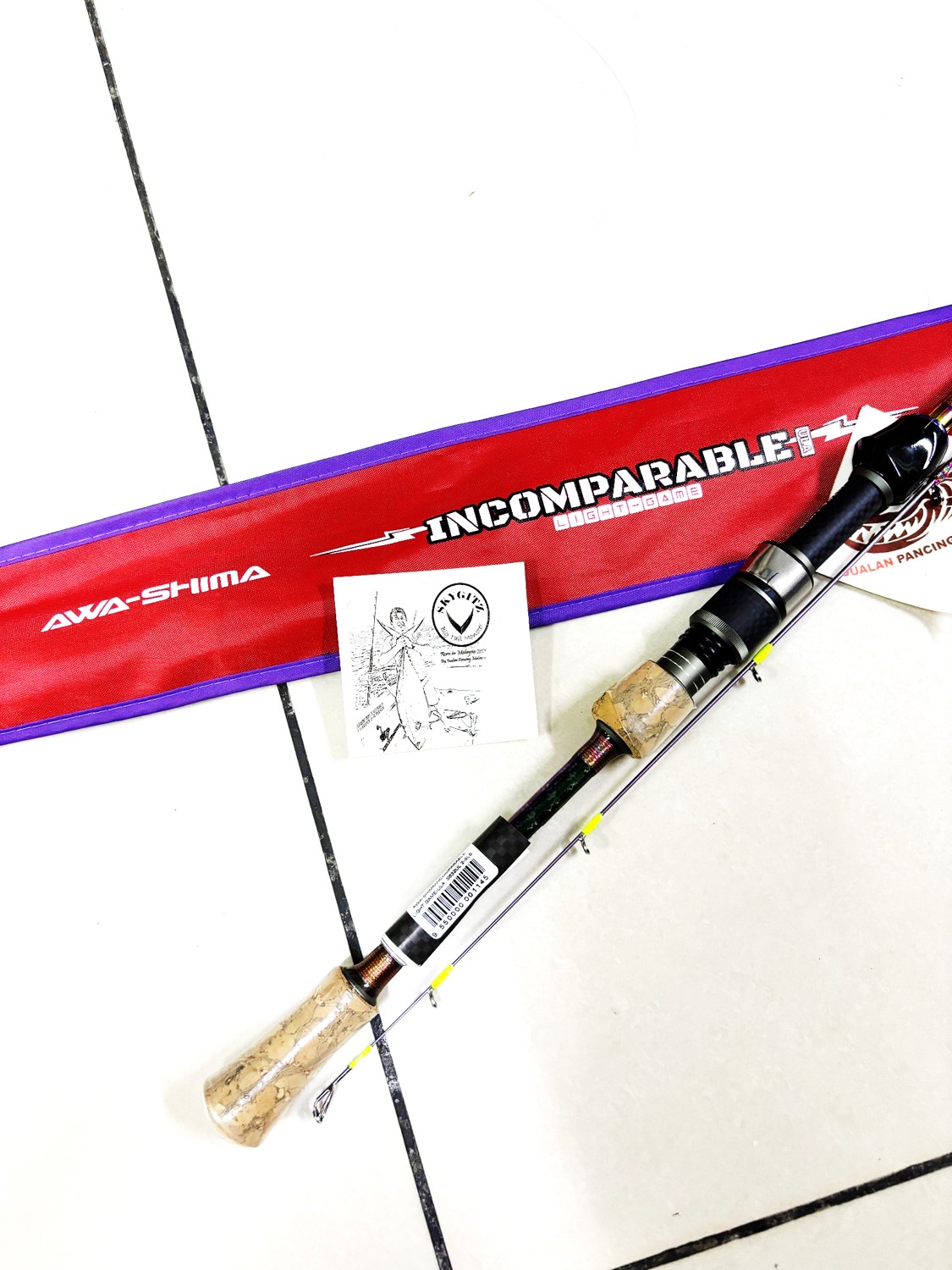 AWASHIMA 2024 INCOMPARABLE LIGHT GAME ULTRALIGHT (UL) FISHING ROD ...