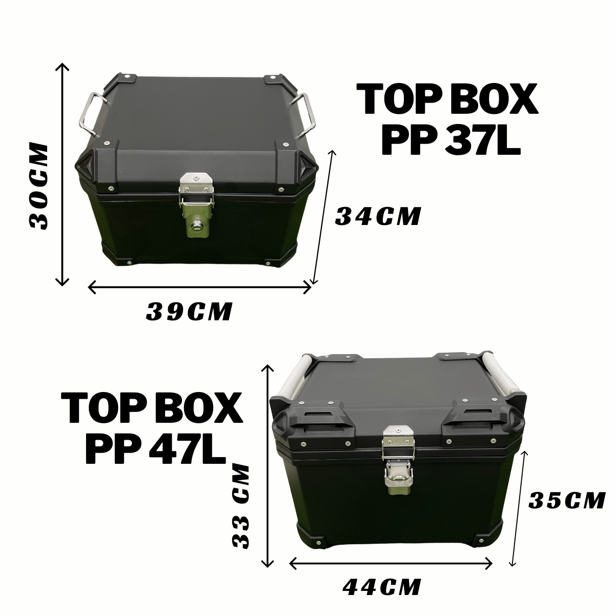 SYM Husky 150 Monorack Top Box 37L 47L 55L Bracket Rack Luggage Alien ...