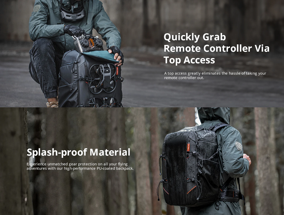 PGYTECH OneMo FPV Backpack 30L Backpack for FPV Drone Professional ...