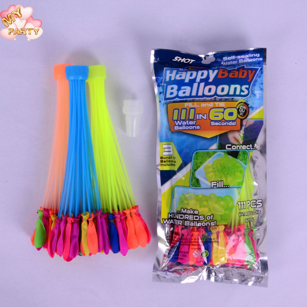Magic Water Balloons 111pcs / 37pcs | Shopee Malaysia