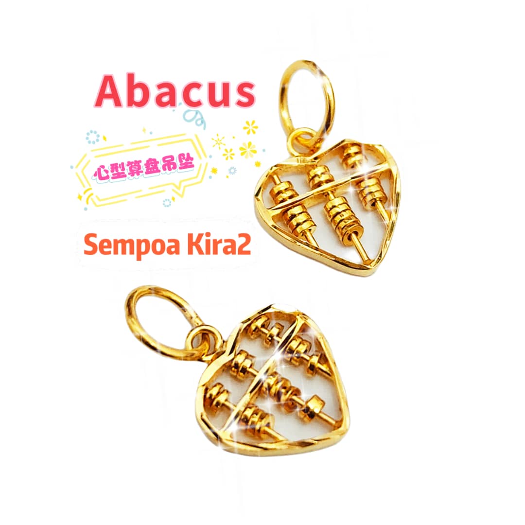 Wing Sing Loket Sempoa Dollar Bajet Kira kira Emas 916 916 Gold Dollar ...