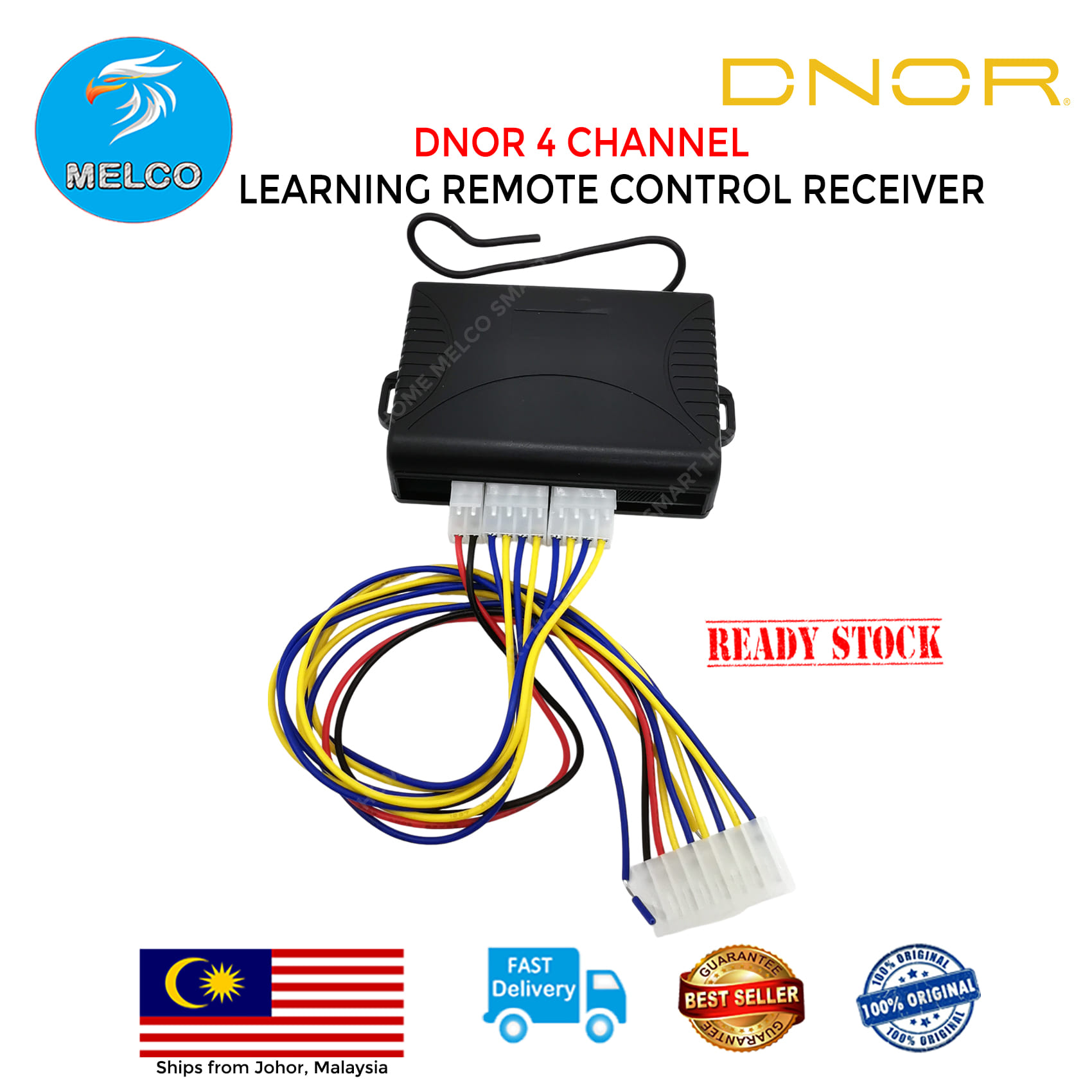 Dnor 4 Channel REMOTE CONTROL PERMIUM ANTI-SPY, A4 REMOTE CONTROL ( 4 ...