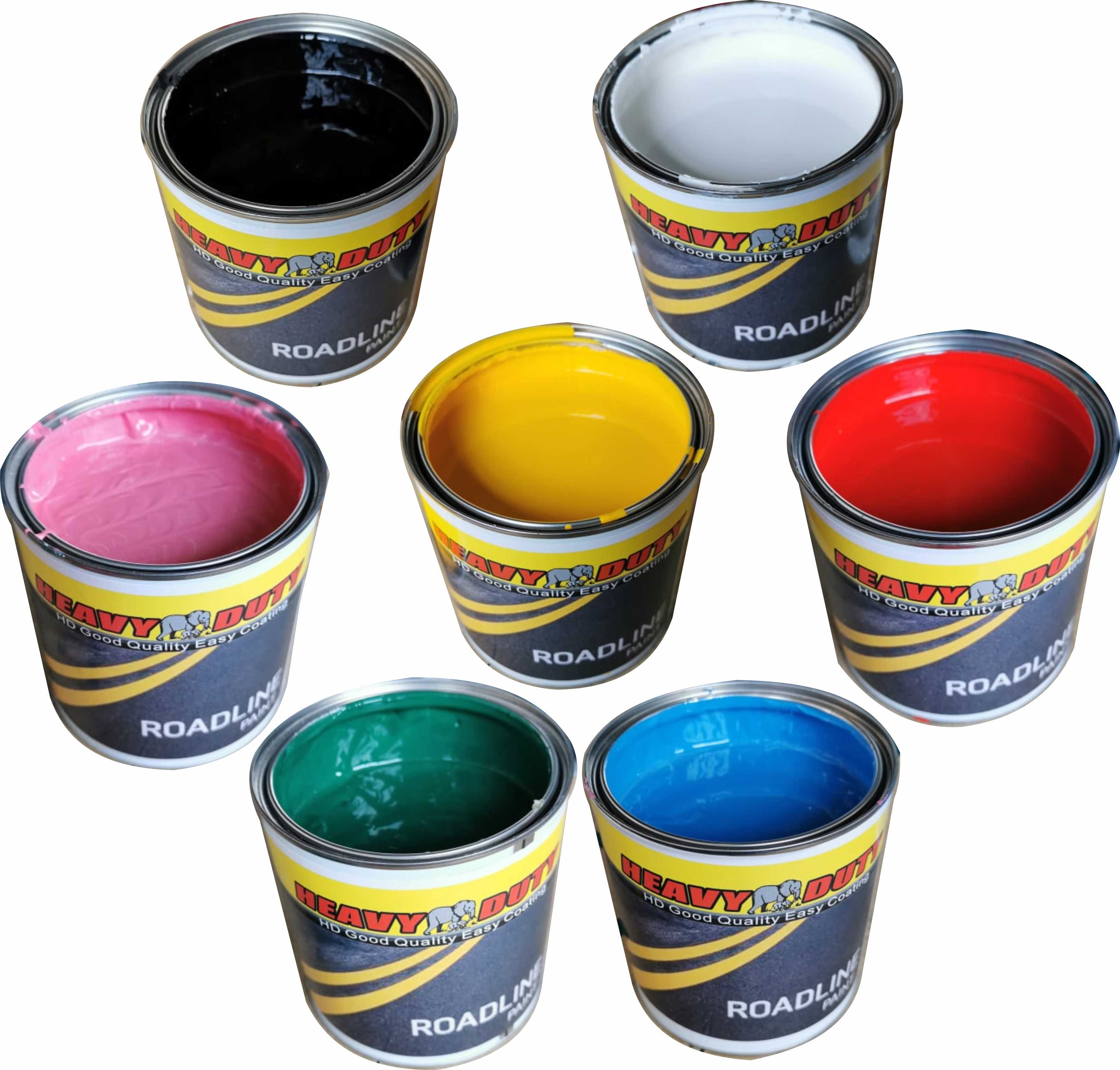 ROAD LINE PAINT (1 Liter ) Heavy Duty Brand Yellow Green Red White Blue ...