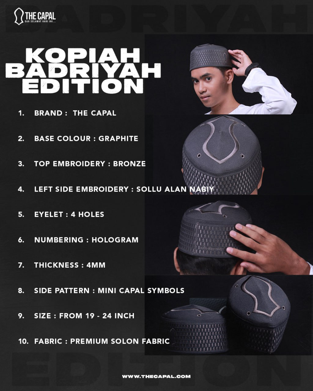 Kopiah Badriyah by The Capal | Shopee Malaysia