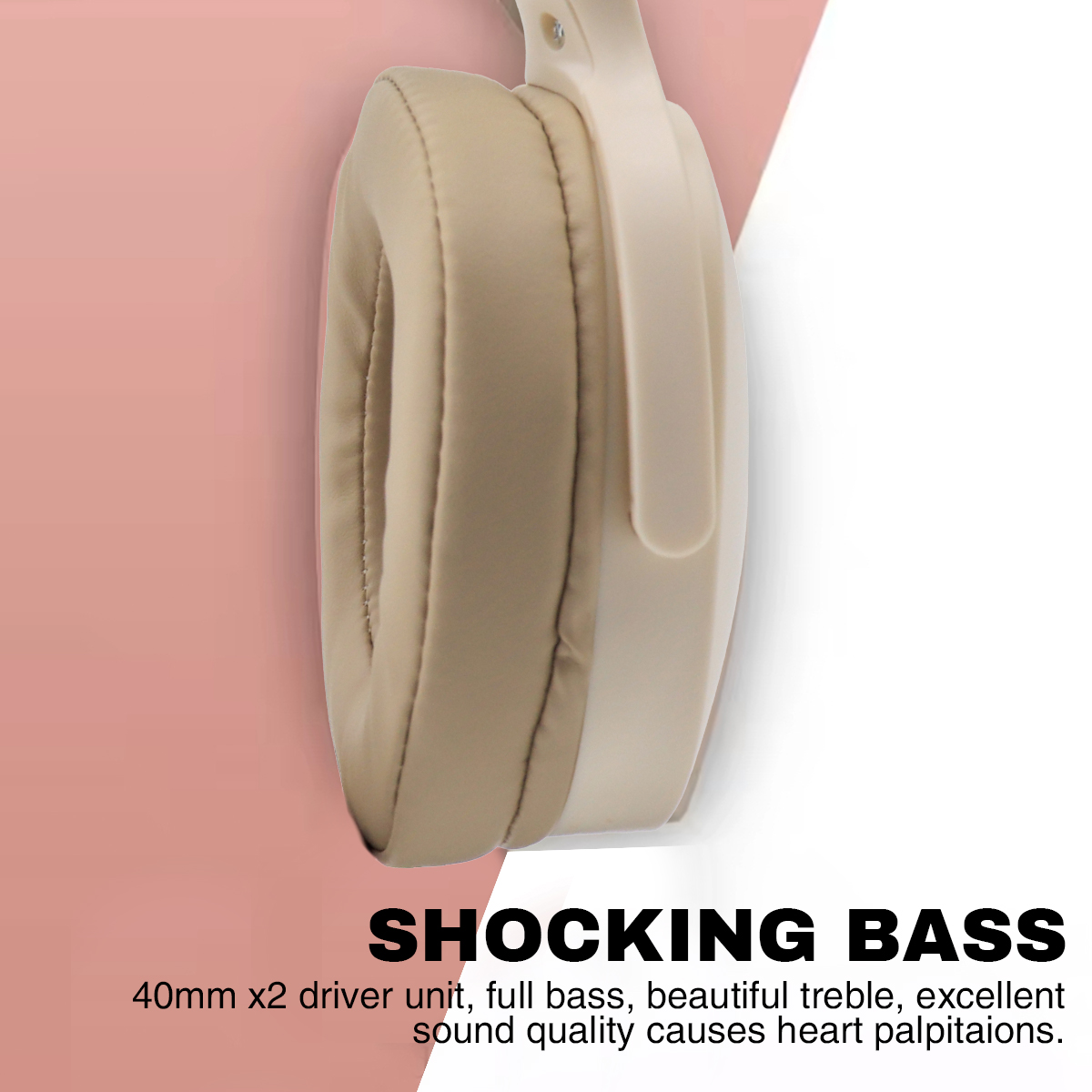 Vinnfier VF Elite 1 BT Wireless Bluetooth v5.4 Headphones With Playtime ...