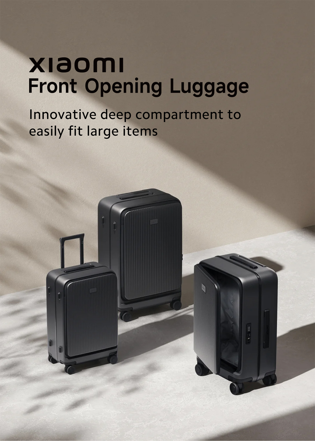 Xiaomi Front Opening Luggage | Shopee Malaysia