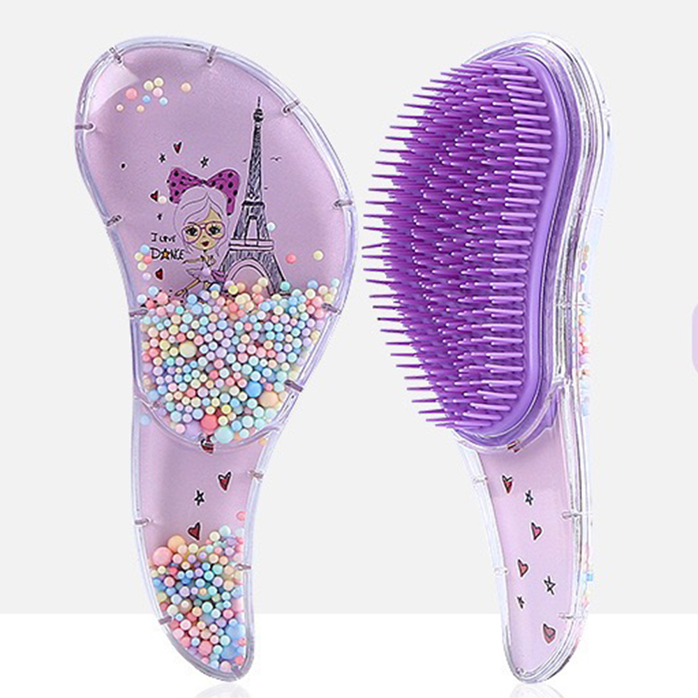 GODDESS Transparent bubble comb for massage and hair smoothing cute plastic cartoon | Shopee ...