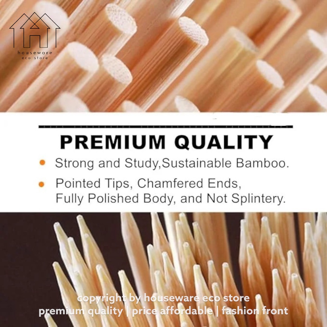 Bamboo Skewer / Lidi Sate Satay Stick / Batang Lidi Satay BBQ Stick ...