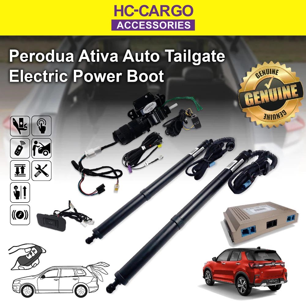 Perodua Ativa Plug & Play Electric Auto Tailgate Power Boot Soft Close ...