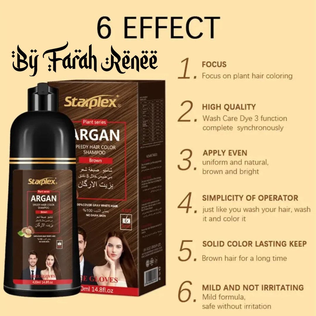 FREE GIFT HALAL STARPLEX ARGAN SHAMPOO UBAN HALAL PEWARNA RAMBUT TELUS ...