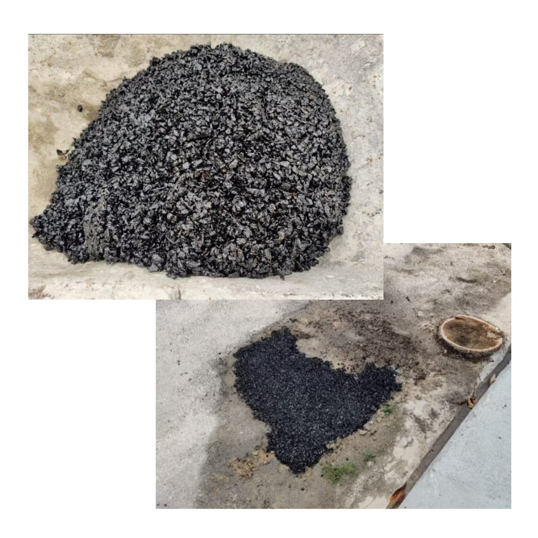 All weather Cold Road Premix 25KG BAG cold mix Asphalt Turap Jalan ...