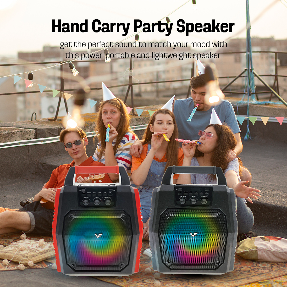 Vinnfier Tango 202 BTRM TWS Wireless Portable Bluetooth Speaker with ...