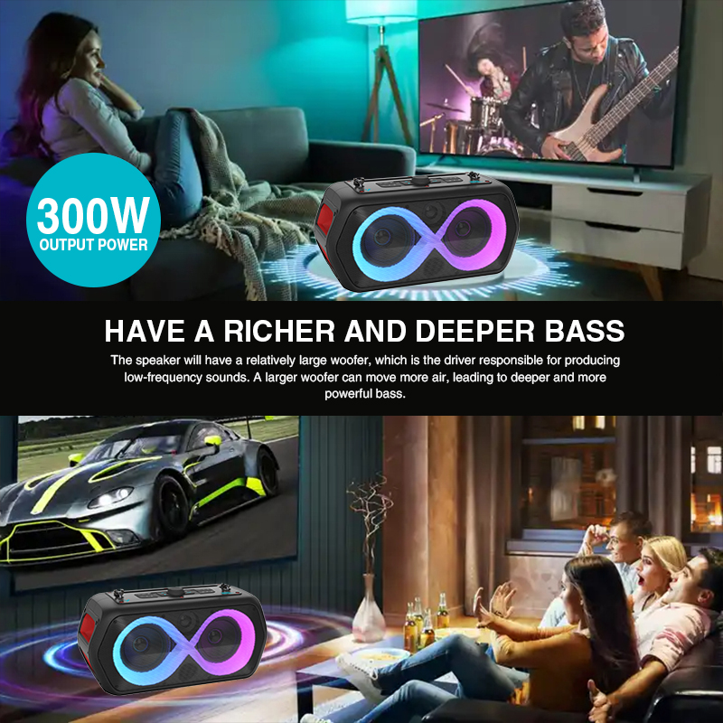 Vinnfier VF Tango XT6000 Portable Bluetoorh Karaoke Speaker 300W Party Light Effects 2 UHF ...