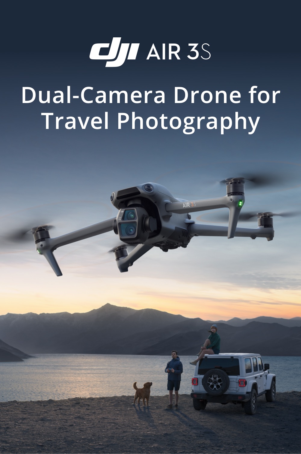 DJI Air 3S - Camera Drone | 1-inch COMS Primary Camera | Dual Camera 4K ...