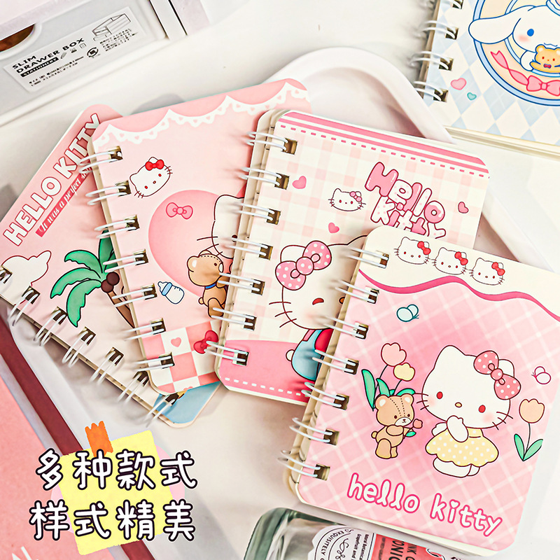 Whitespace Cute Sanrio Mini Ring Notebook Kids Small Book Buku Nota ...