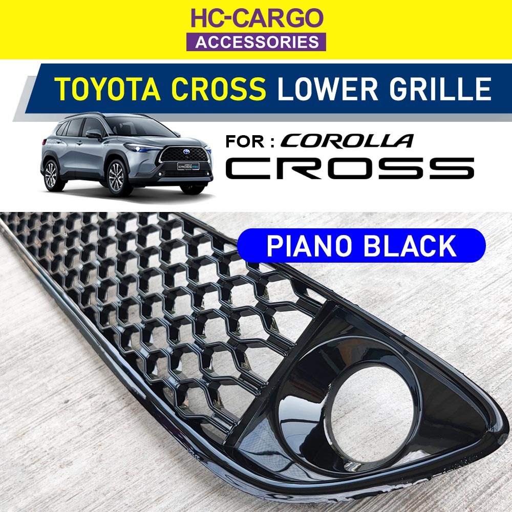 TOYOTA Corolla Cross Front Lower Grille With Painted Gloss Black ...