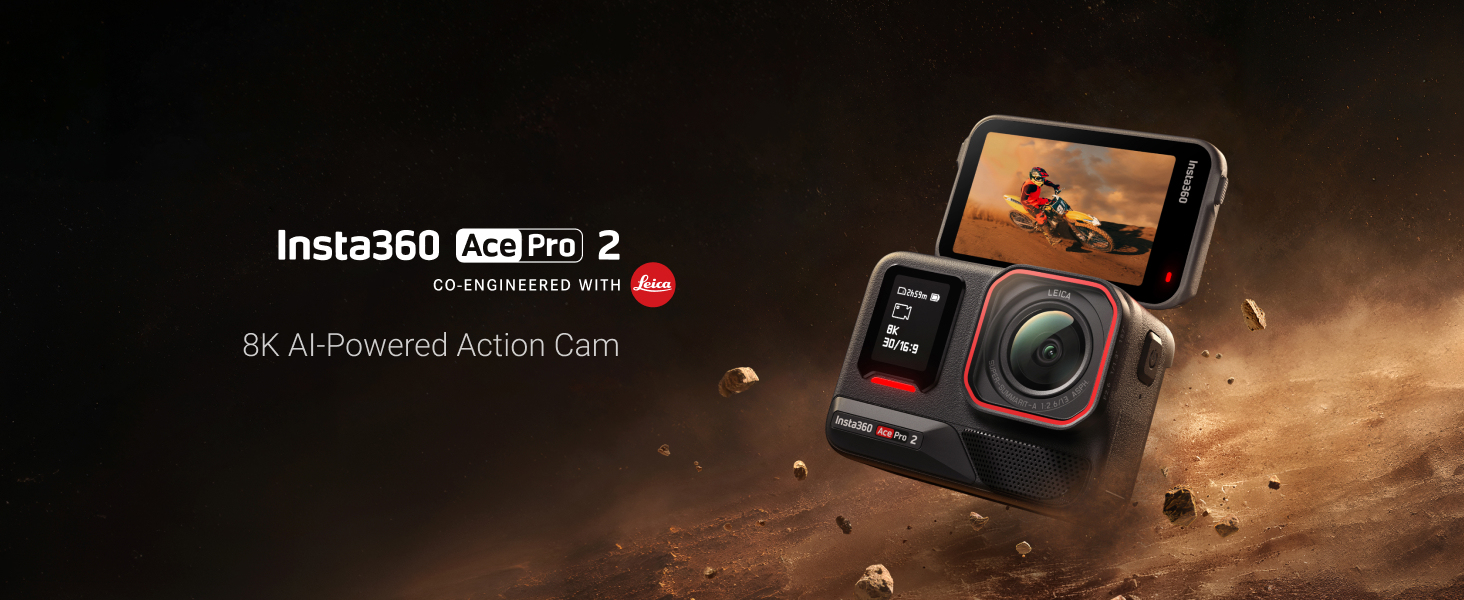 Insta360 New Ace Pro 2 8K AI-Powered Action Cam Camera | Shopee Malaysia