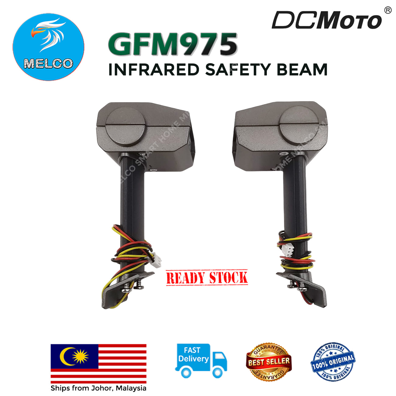 DCMoto DC975 GFM 975 Series Accessories Infrared Safety Beam IR Sensor Dcmoto Autogate (1pair ...