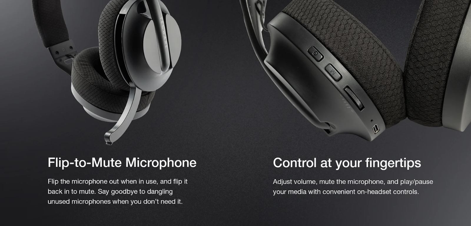 TECWARE Q2 WIRED / Q3 (WIRELESS) MULTI PLATFORM GAMING HEADSET ...