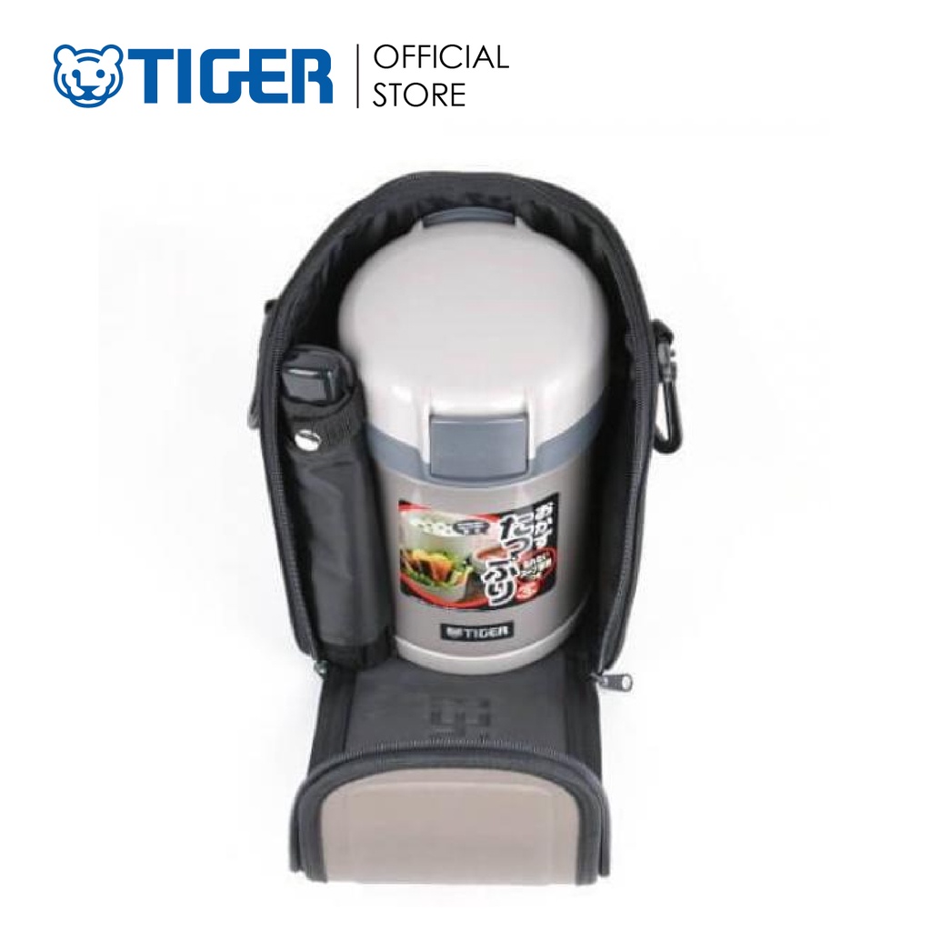 Tiger Brand Steel 3Layer Lunch Box With Chopstick & Bag - (2000ML) [Model: LWU-B200] | Shopee ...