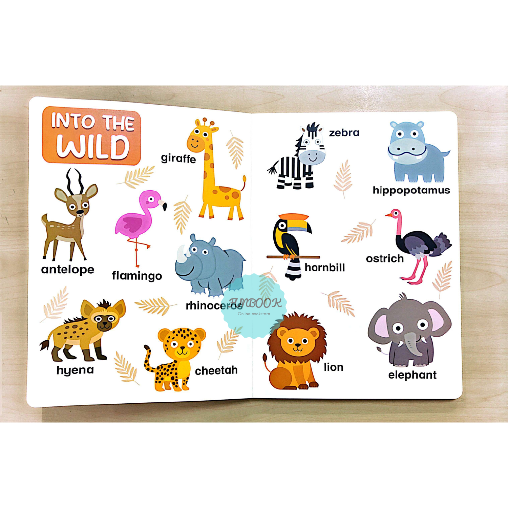 [FUNBOOK] Children My First Picture Board Book 101 Animals Word Play ...