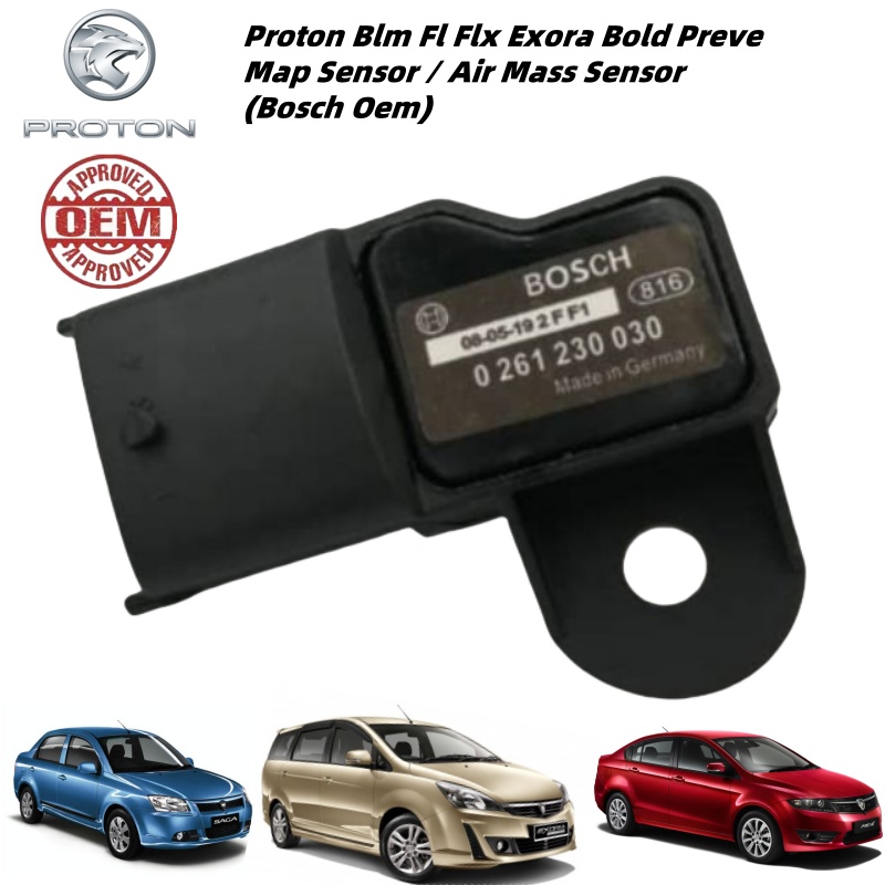 Proton Blm Fl Flx Exora Bold Preve Map Sensor (Bosch Oem) | Shopee Malaysia