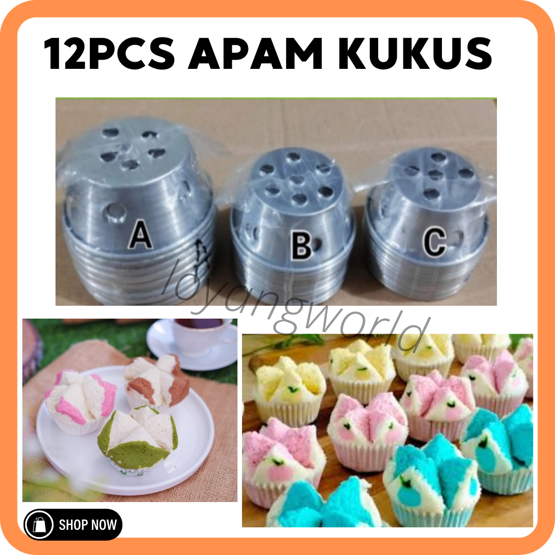 Acuan Apam Kukus Bunga Ros Acuan Apam Berlubang Acuan Apam Mekar Acuan ...
