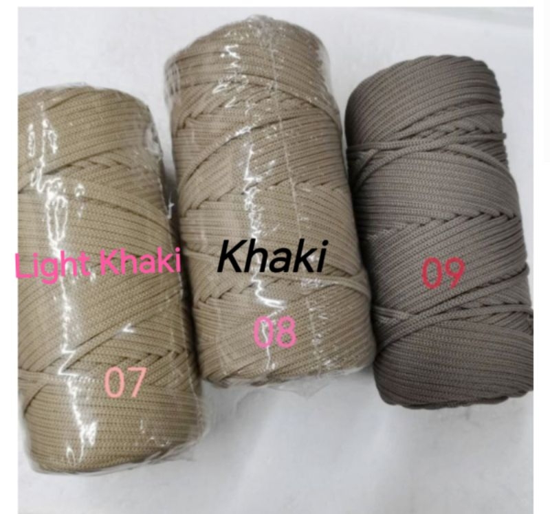 PP Spring 4MM Yarn benang Kait Yarn (300 gram) 4mm Premium Chunky rope ...