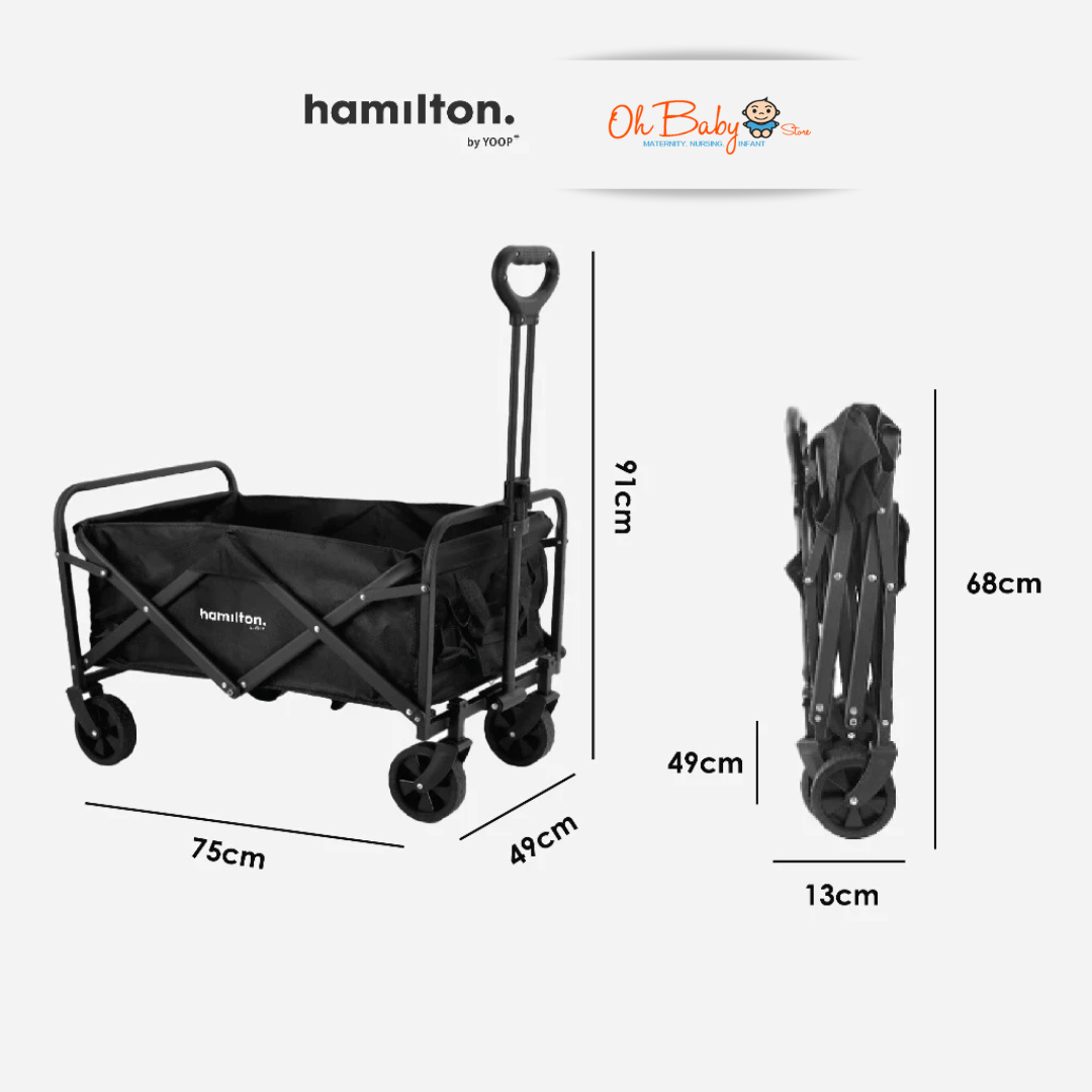Hamilton Flexi-Fold Wagon Multifunctional up to 60kg FreeGift for ...