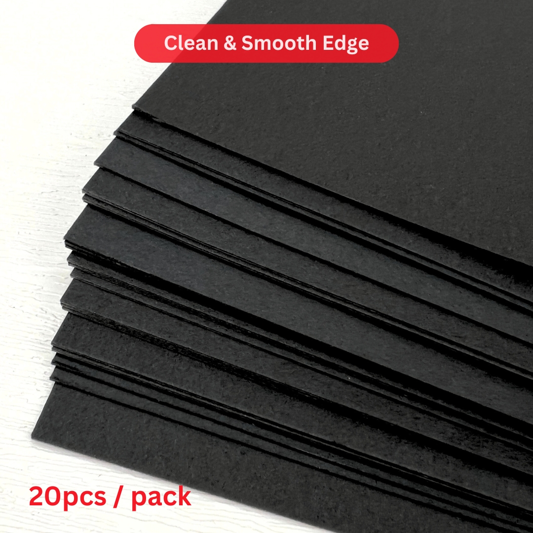 350/450GSM A4 Size Black Card / Kad Hitam (20'S) | Shopee Malaysia