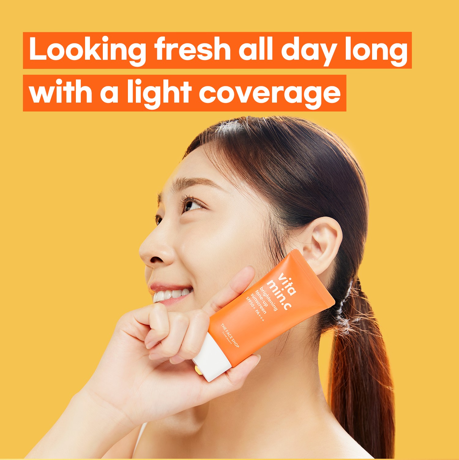 THE FACE SHOP Vitamin Brightening Tone-Up Sunscreen SPF50+ PA+++ 50ml ...