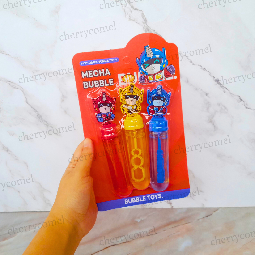 Mecha Transform Robot Bubble Blowing Toy Bubble Stick High Quality ...