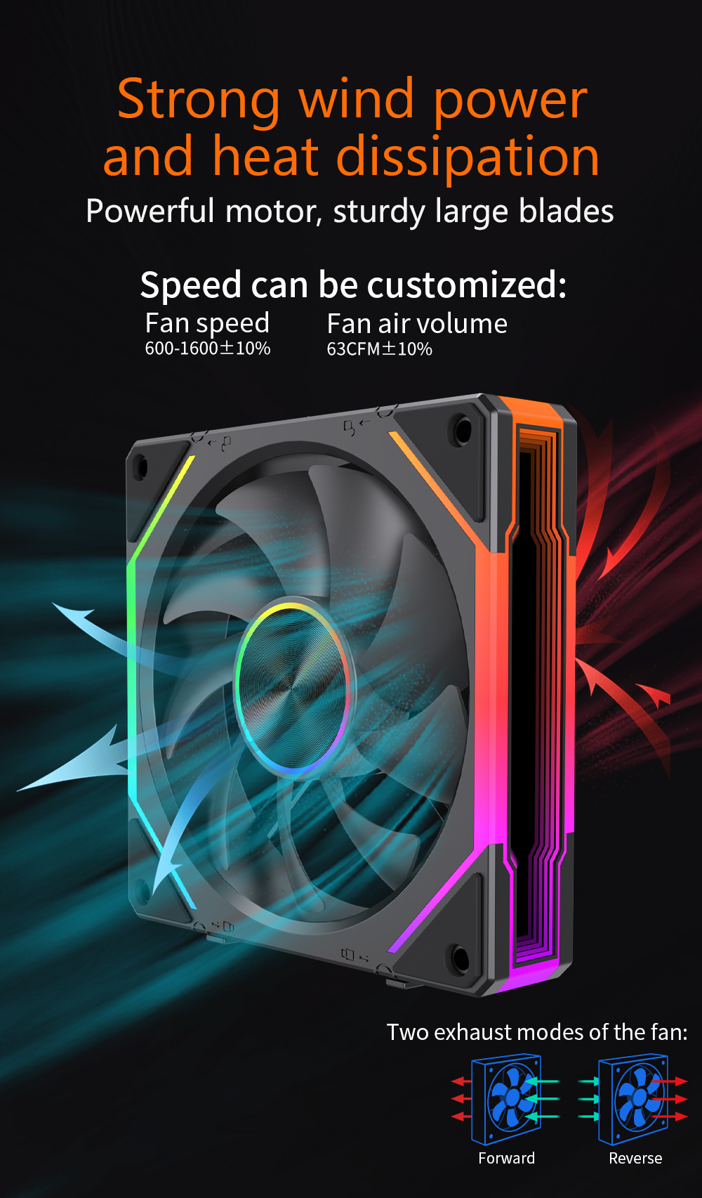 LOVINGCOOL RS-1200 ARGB 3Pin PWM 12cm Fan / Splicing / Building Block ...