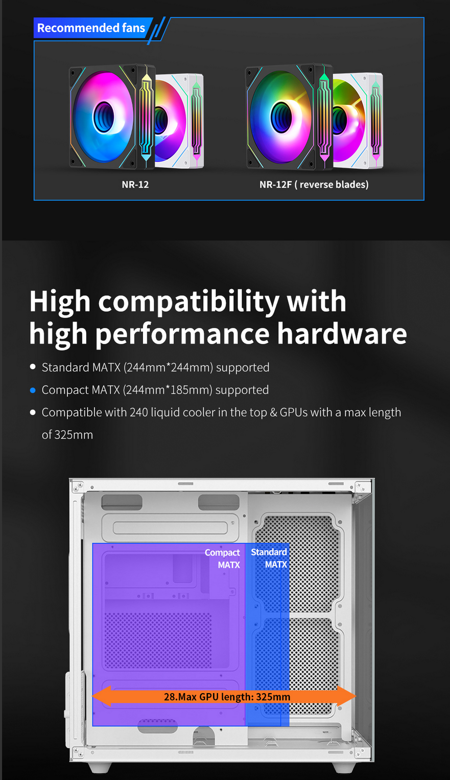 Segotep Brave W1 MATX Desktop PC Case Casing with Glass Panel ...