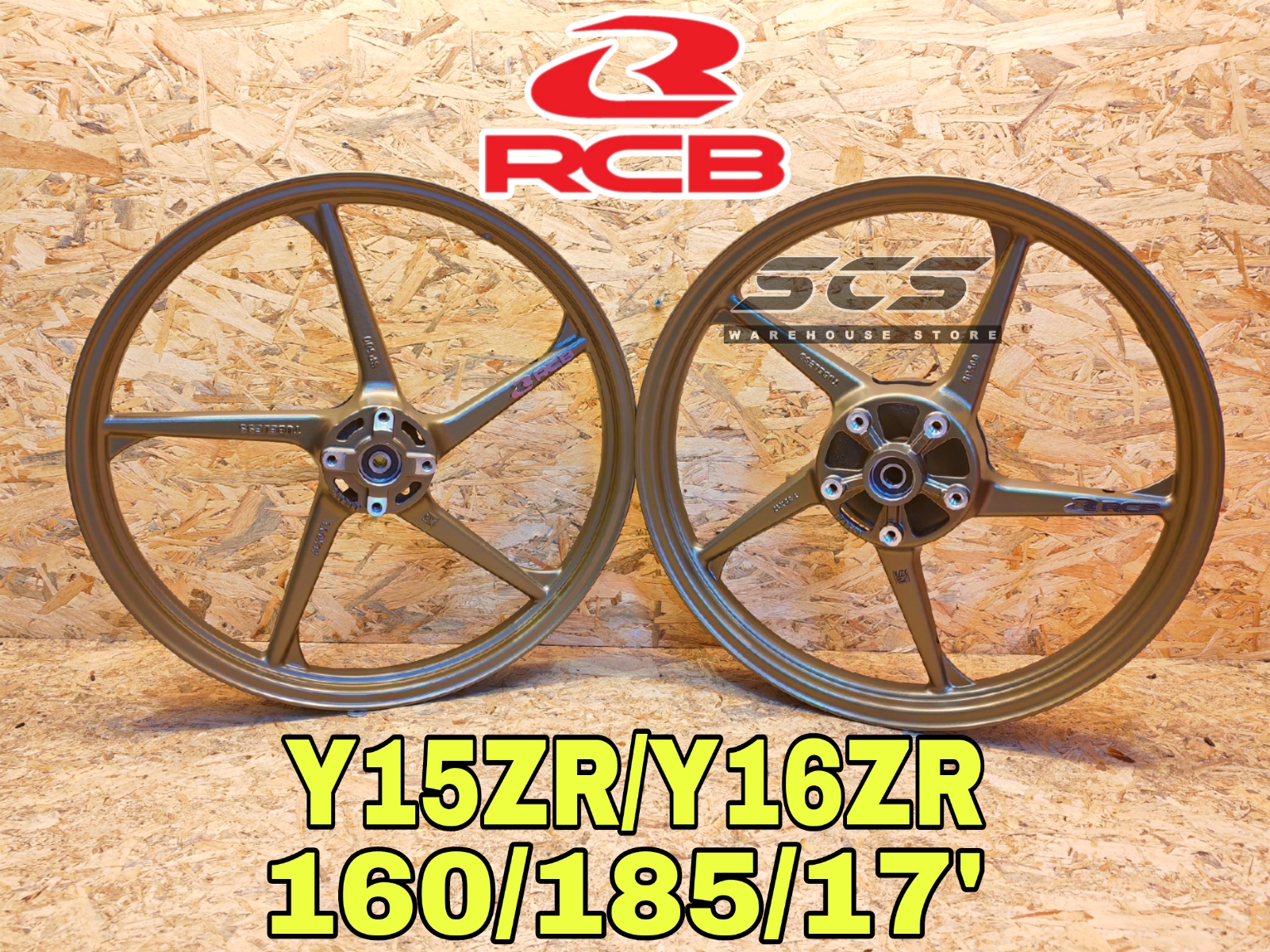Yamaha Y15ZR Y16ZR SP500 RCB Sport Rim 160/185/17' Racing Boy YSUKU Y15 ...