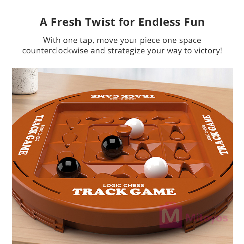 Mitoyos Logic Chess Track Game Fun 2 Player Board Games Intelligence ...