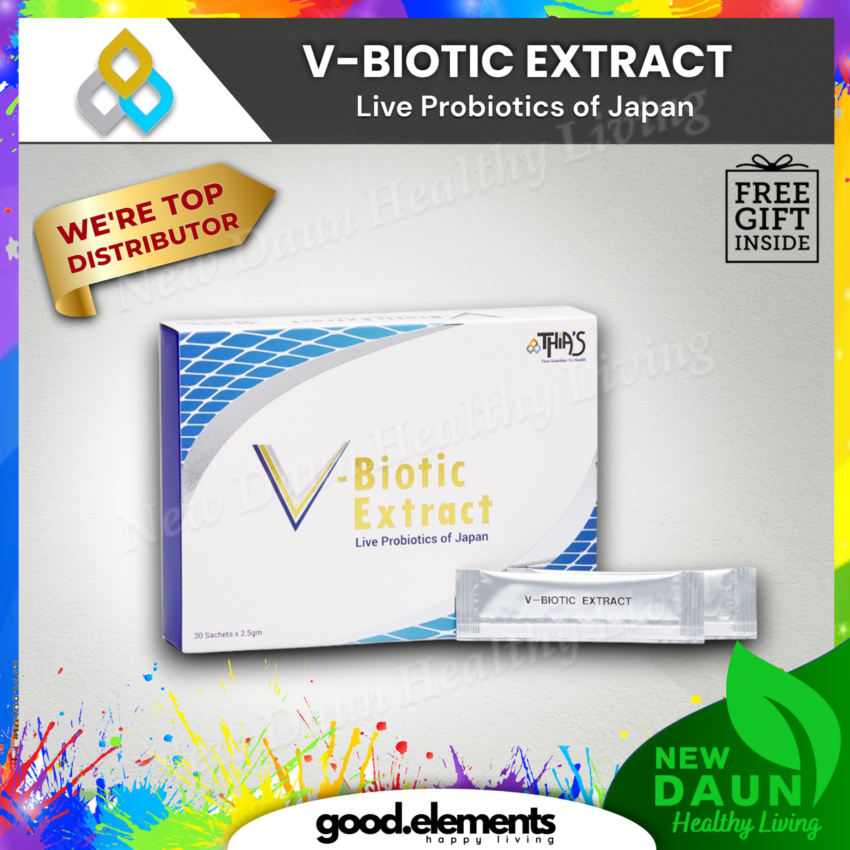 Thia's V Biotic Vbiotic Extract Live Probiotics From Japan (30's ...