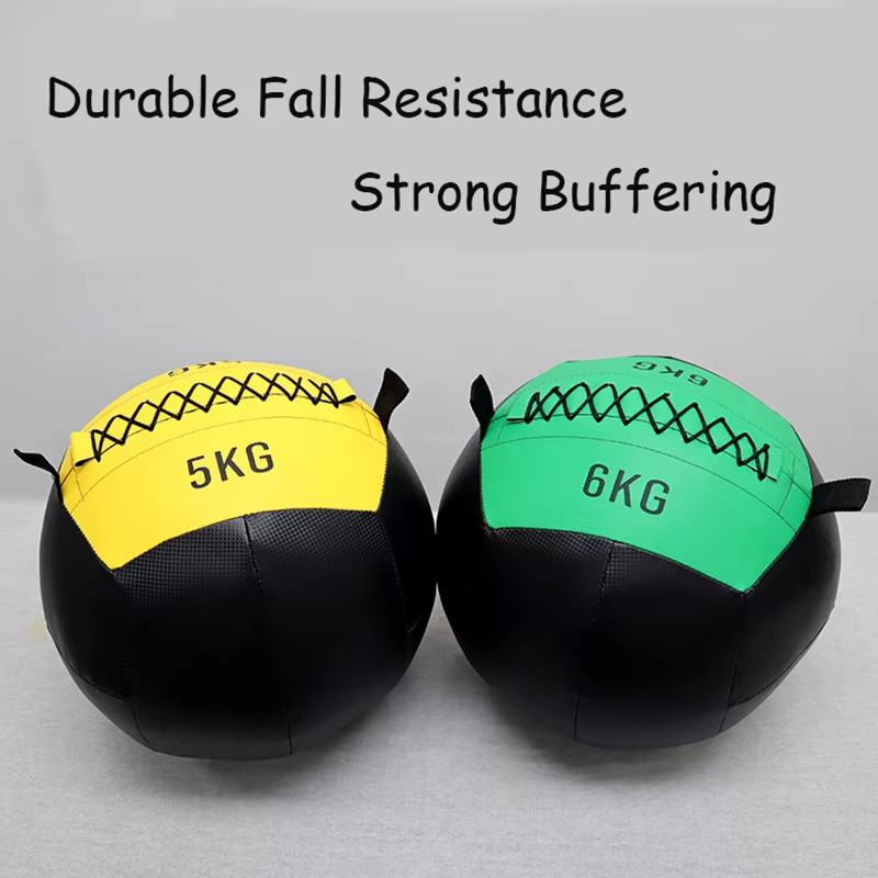 Wall Ball 1 2 3 4 5 6 7 8 9 10kg Medicine Ball Cross Slam Fitness ...