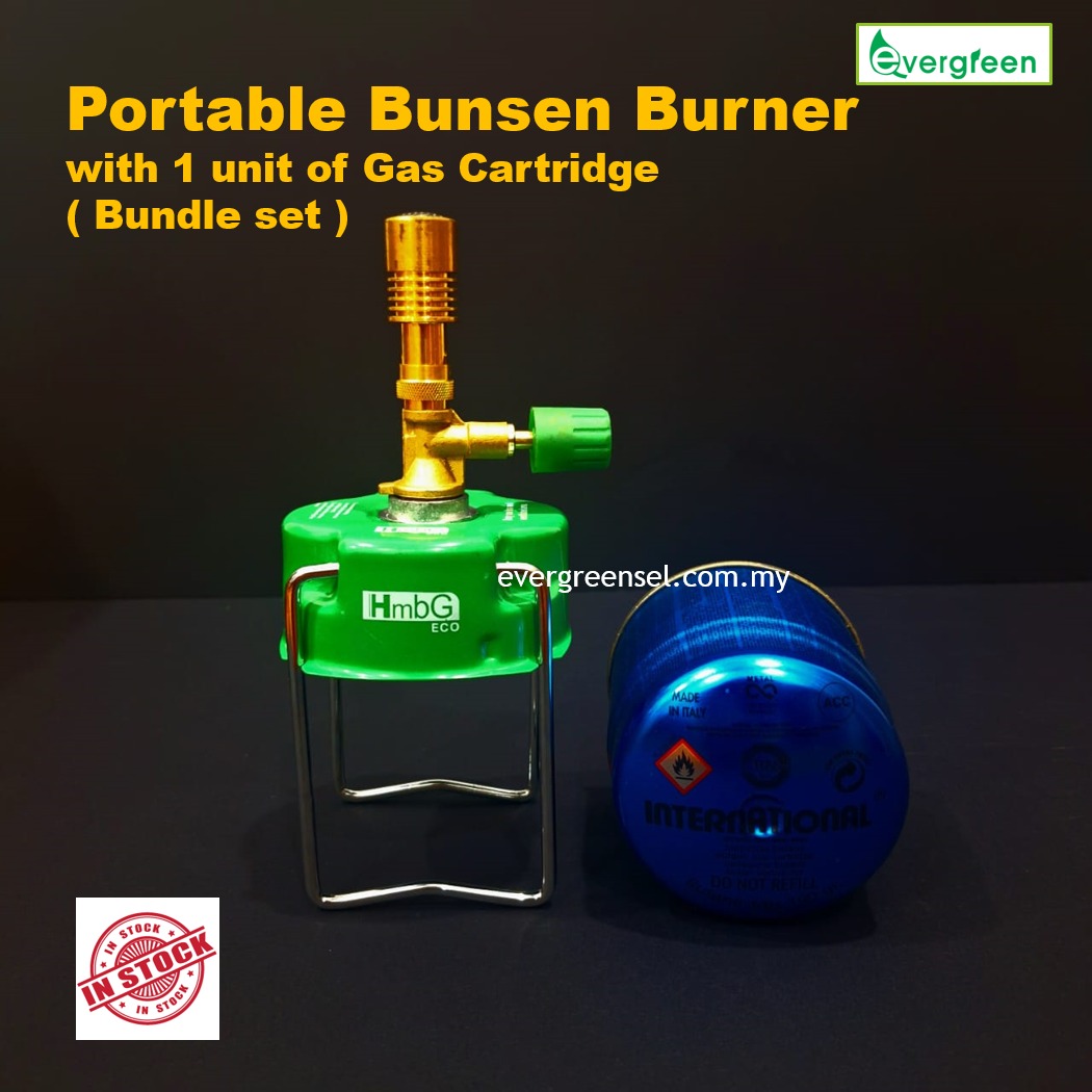( READY STOCK ) Portable Bunsen Burner, with International Butane Gas ...