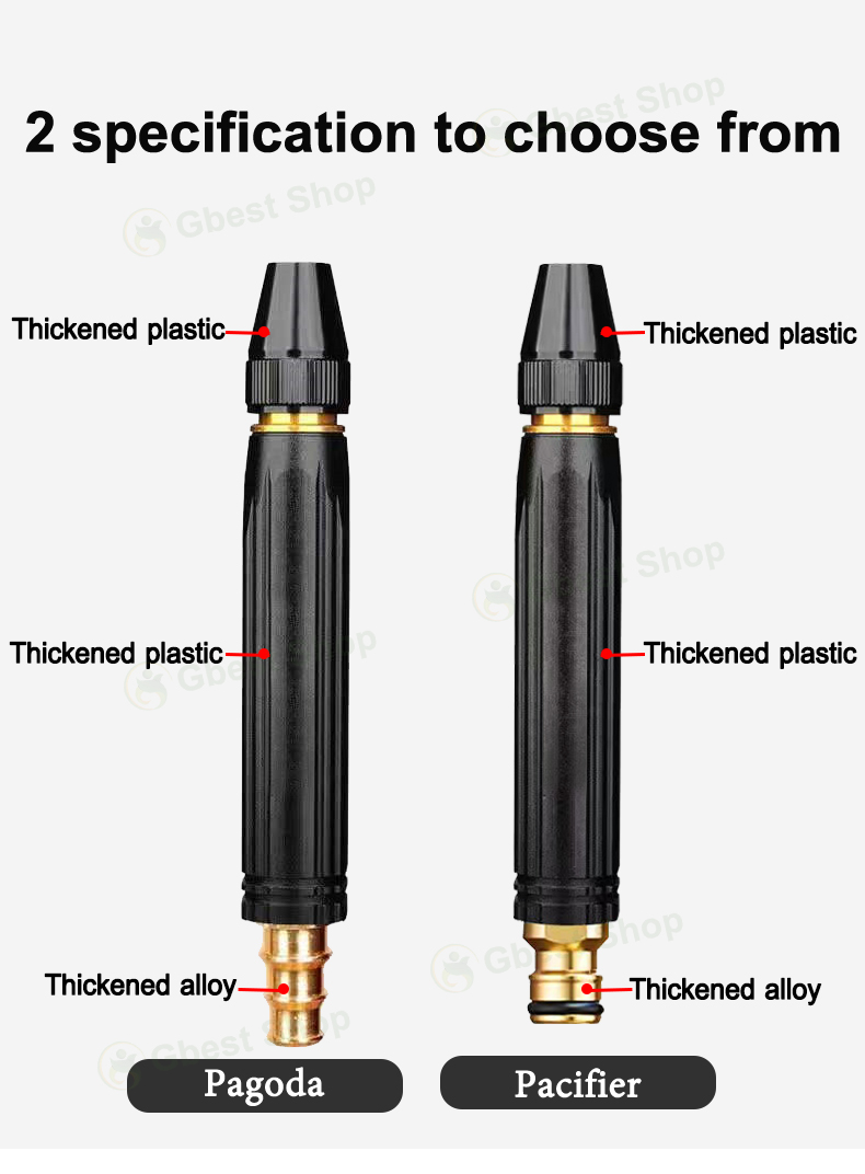 High hardness Spray Black Nozzle Garden Car Watering Fog Mist Nozzle ...