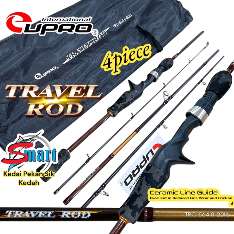 EUPRO TRAVEL ROD CASTING 4 PIECE ROD BC | Shopee Malaysia